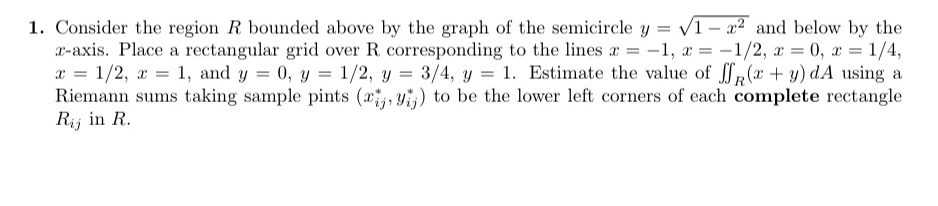 Solved Consider the region R ﻿bounded above by the graph of | Chegg.com