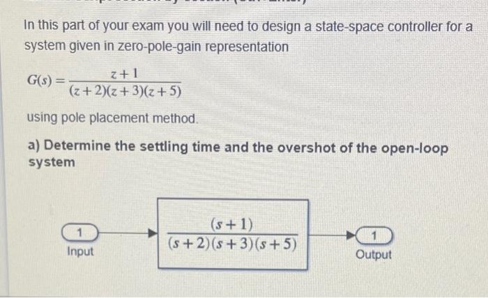 Solved In this part of your exam you will need to design a | Chegg.com