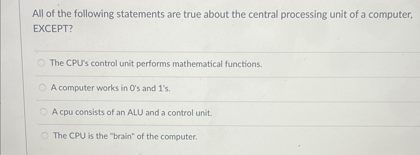 Solved All of the following statements are true about the | Chegg.com Solved All of the following statements are true about the | Chegg.com