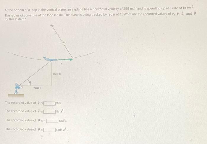 Solved At the bottom of a loop in the vertical plane, an | Chegg.com