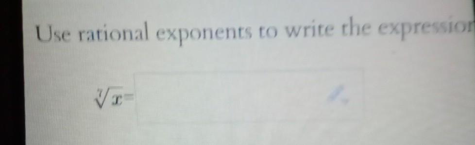 8y3=ymUse rational exponents to write the expression | Chegg.com