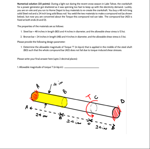 Solved Numerical solution (20 ﻿points): During a light out | Chegg.com