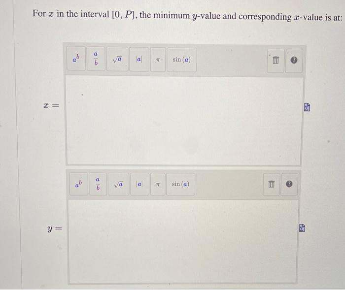Solved Consider the function f(x)=3sin(3π(x−4))+5. State the | Chegg.com