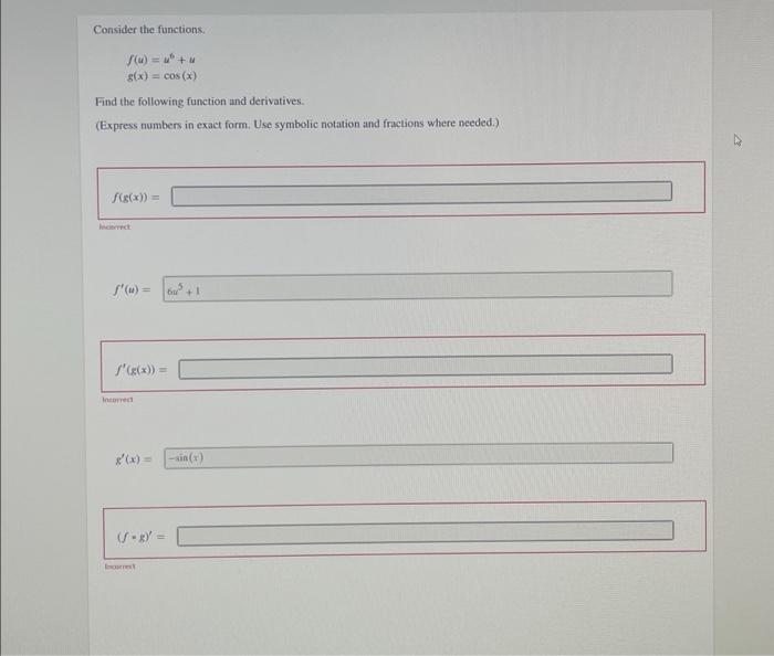 Solved Consider the functions. f(u) = u tu g(x) = cos(x) | Chegg.com