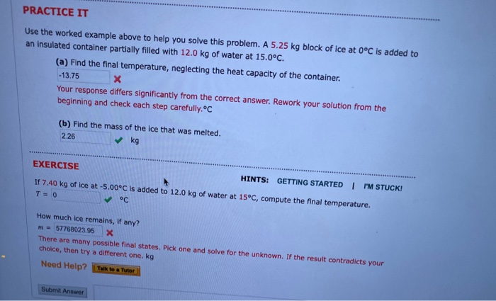Solved PRACTICE IT Use the worked example above to help you | Chegg.com