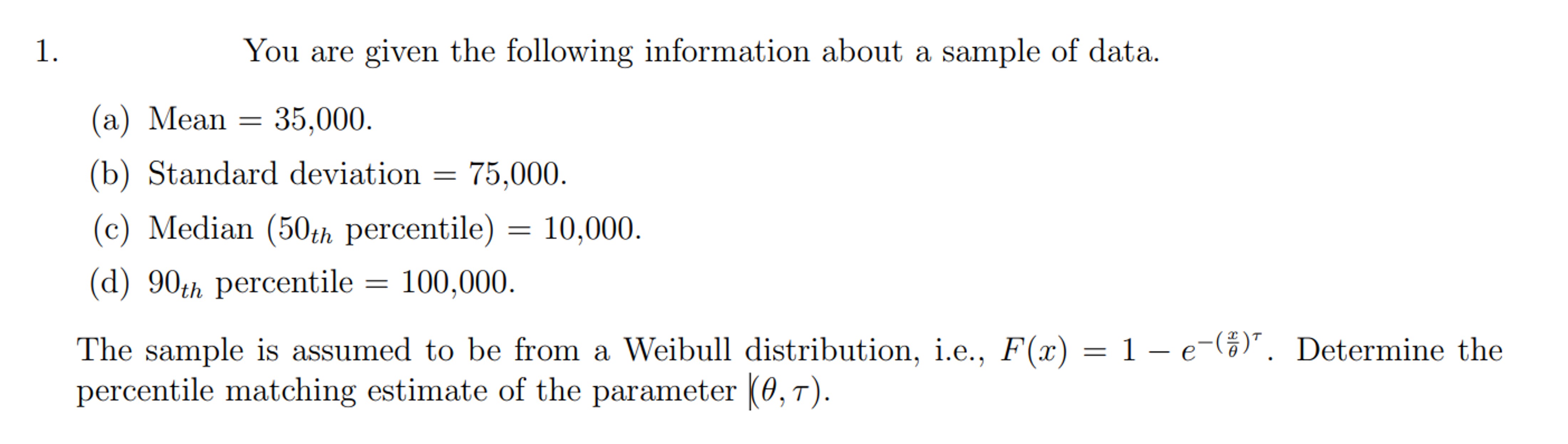 Solved You are given the following information about a | Chegg.com
