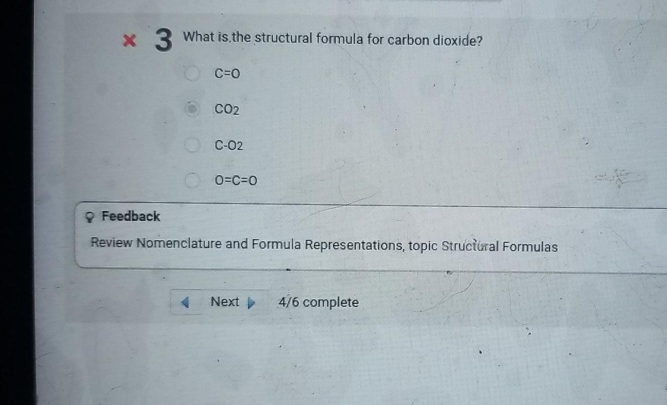 Solved x 3 What is the structural formula for carbon | Chegg.com