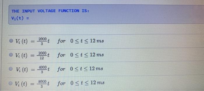 Solved A DIFFERENTIATOR TO PRODUCE AND OUTPUT OF 4V WHEN THE | Chegg.com