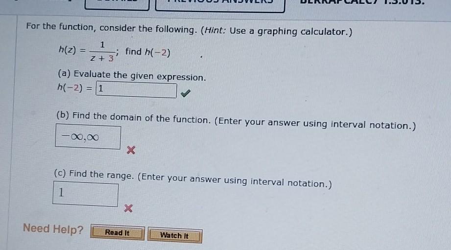 Solved For the function, consider the following. (Hint: Use | Chegg.com