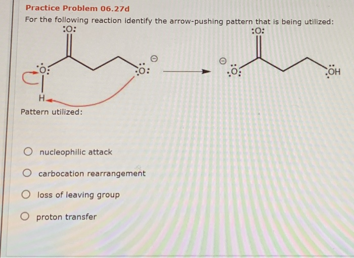 Solved Practice Problem 06.27d For the following reaction | Chegg.com