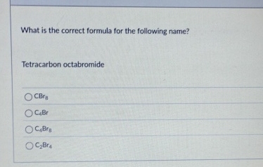 Solved What is the correct formula for the following | Chegg.com