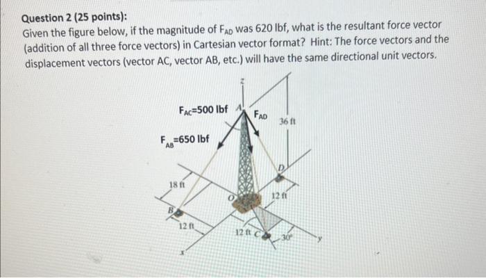 Solved Question 2 ( 25 points): Given the figure below, if | Chegg.com