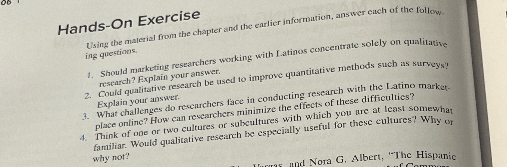 Solved Hands-On ExerciseUsing the material from the chapter | Chegg.com