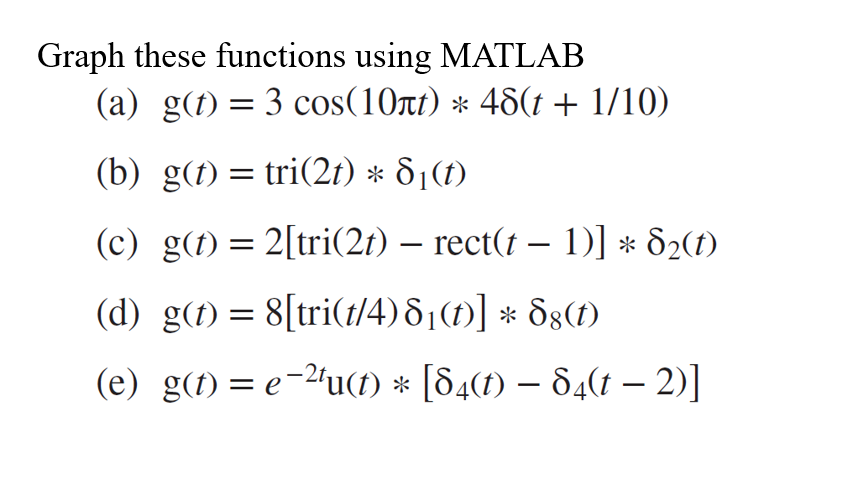 Solved Graph these functions using | Chegg.com