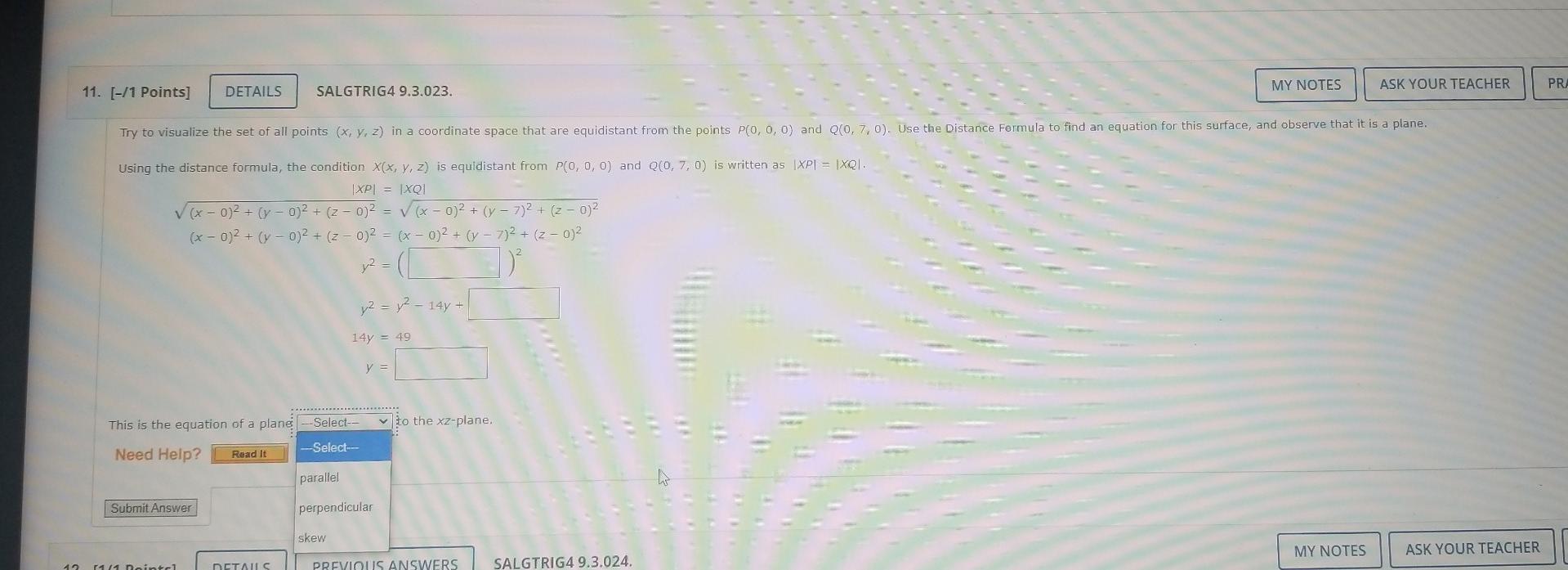 Solved 2. [-/1 Points] DETAILS SALGTRIG4 9.3.006.MI. Two | Chegg.com