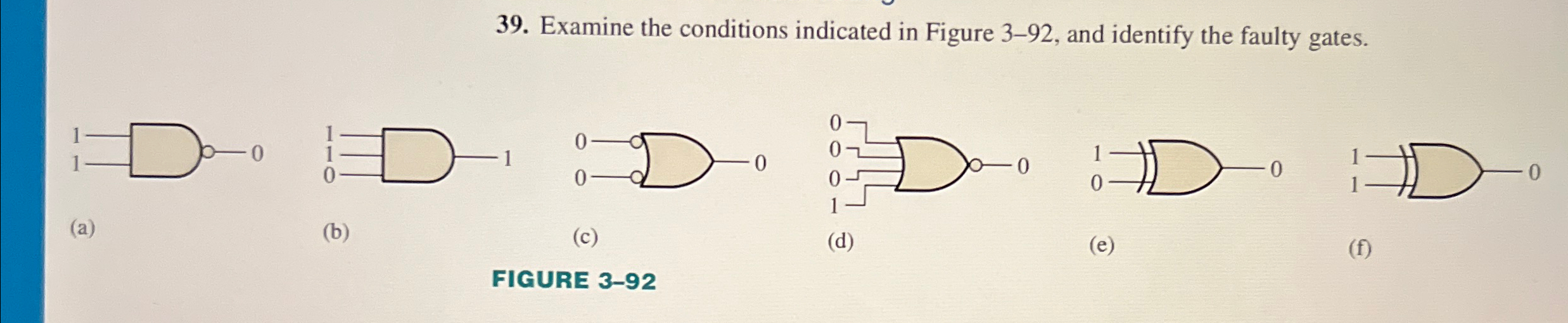 Solved Examine the conditions indicated in Figure 3-92, ﻿and | Chegg.com