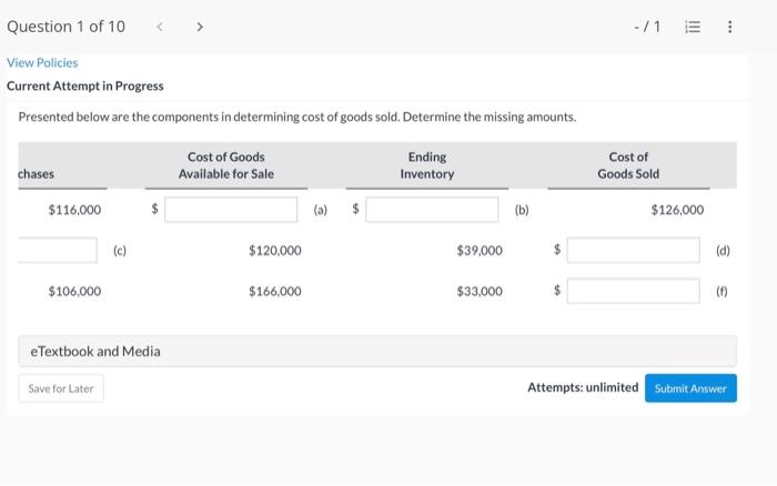 Solved Presented below are the components in determining | Chegg.com