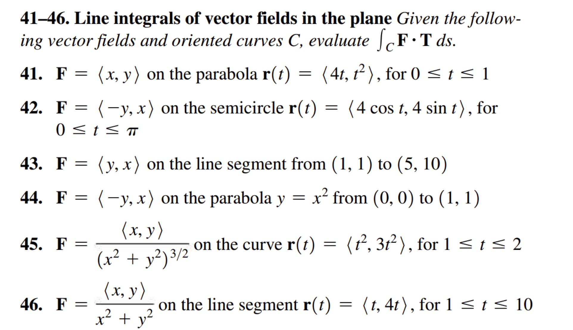 Solved please answer 44, 45, ﻿and 46 . ﻿41-46. ﻿Line | Chegg.com