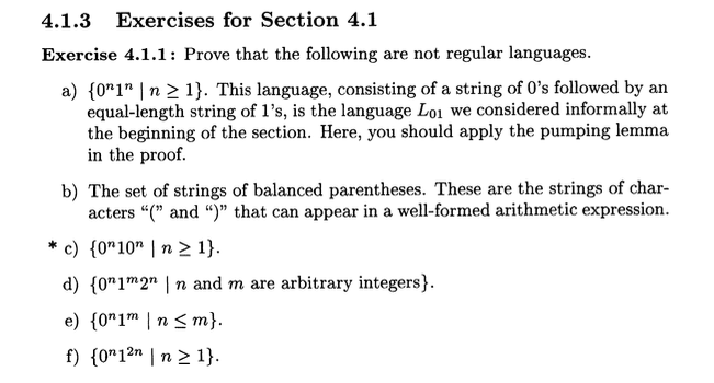 Solved 4.1.3 ﻿Exercises for Section 4.1Exercise 4.1.1: Prove | Chegg.com