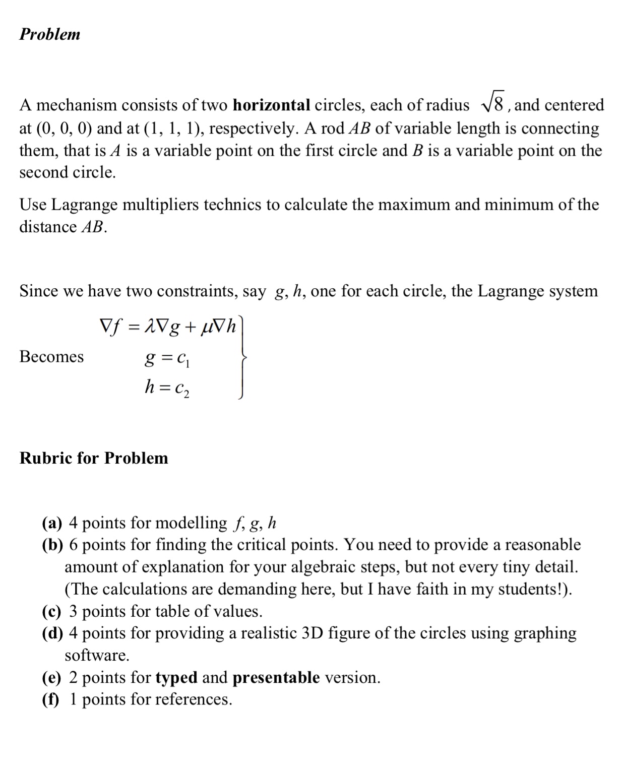Solved ProblemA mechanism consists of two horizontal | Chegg.com
