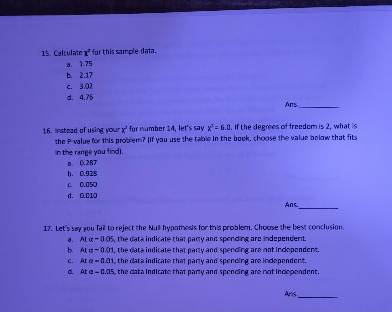 Solved Problems 12-17 The table below gives the number of US | Chegg.com