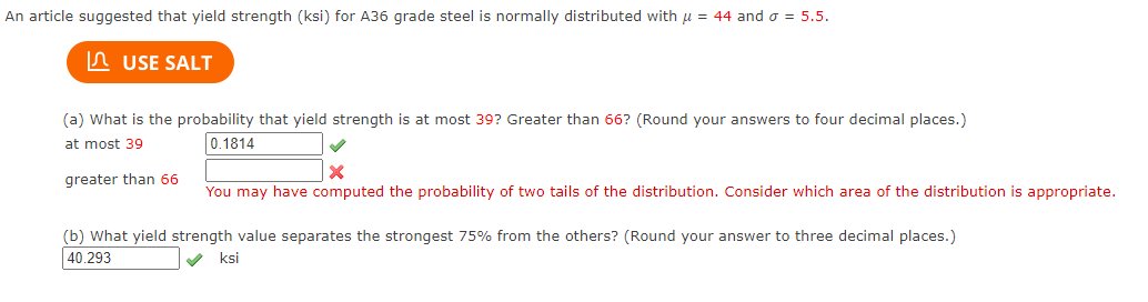 Solved An article suggested that yield strength (ksi) ﻿for | Chegg.com