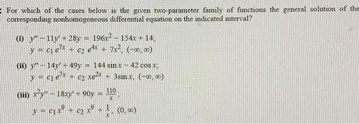 Solved For which of the cases below is the given | Chegg.com