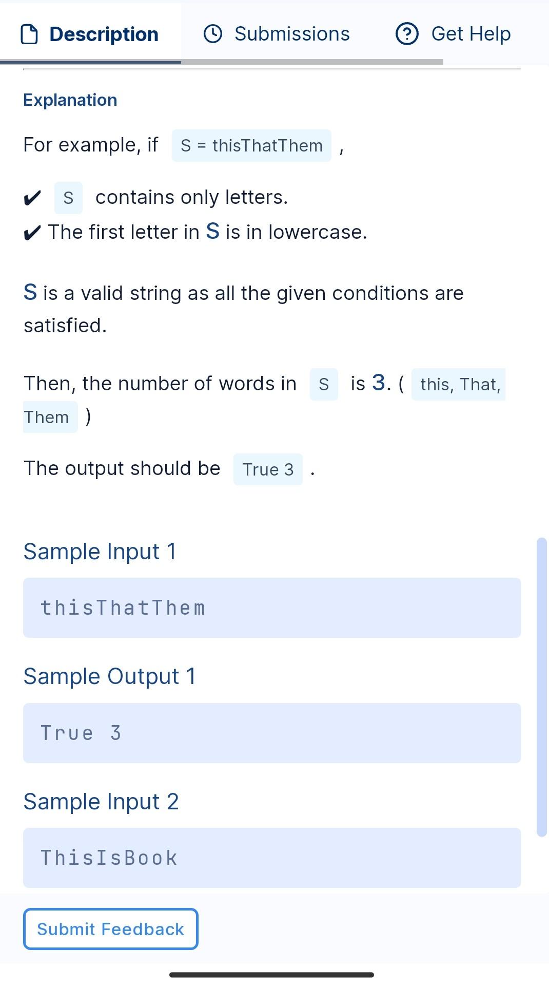 Solved Write a program that reads a string S and checks if S | Chegg.com