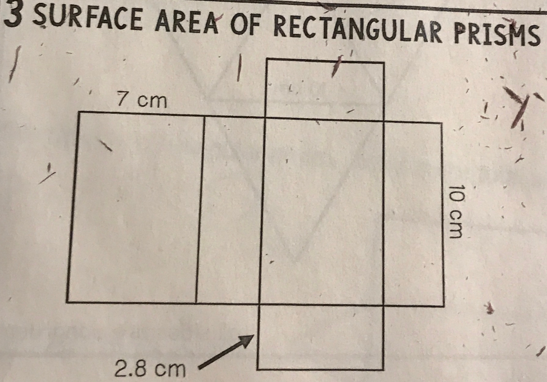 Solved SURFACE AREA OF RECTANGULAR PRISIMS | Chegg.com