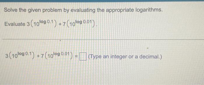 Solved Solve the given problem by evaluating the appropriate | Chegg.com