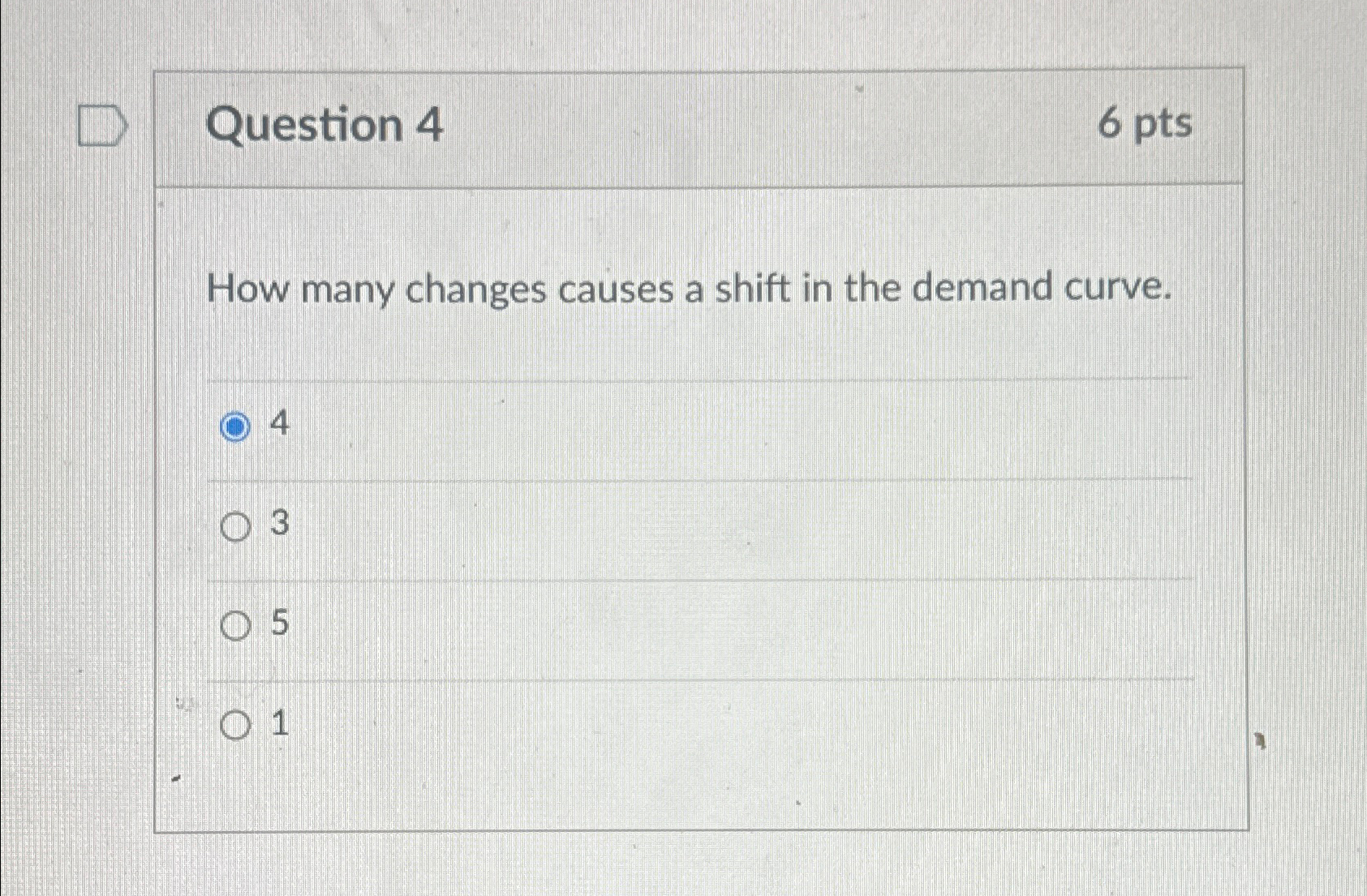 Solved Question 46 ﻿ptsHow many changes causes a shift in | Chegg.com