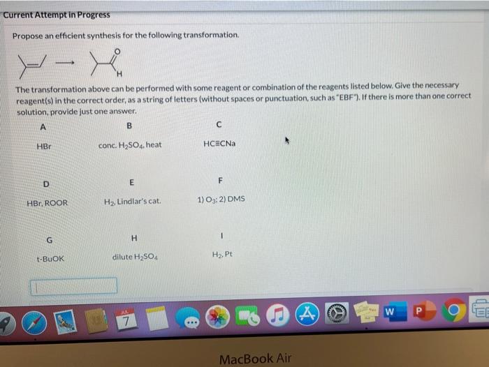 Solved Current Attempt in Progress Propose an efficient | Chegg.com