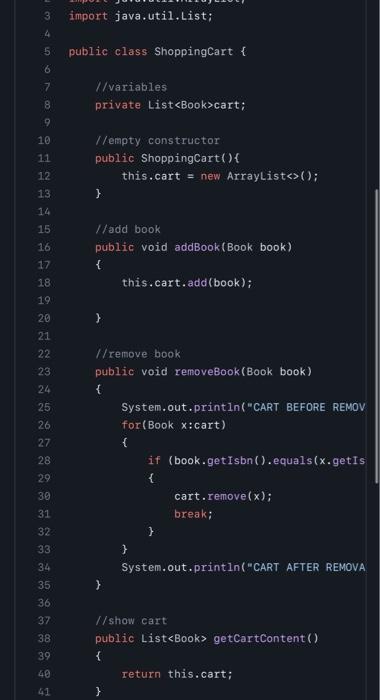 Solved Purchase API Actions: Create a shopping cart | Chegg.com