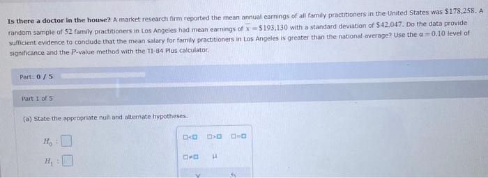 Solved (a) State the appropriate null and alternate | Chegg.com