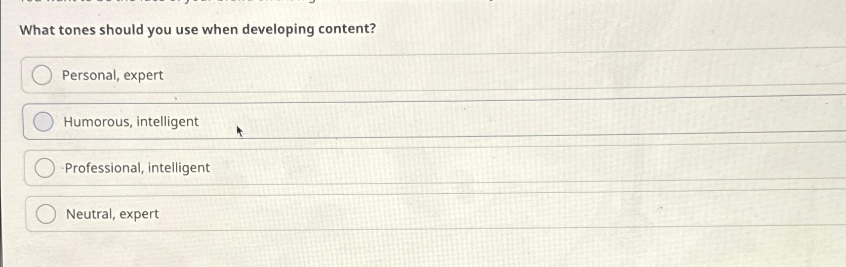 Solved What tones should you use when developing | Chegg.com