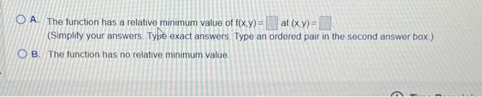 Solved Find the relative maximum and minimum values. | Chegg.com