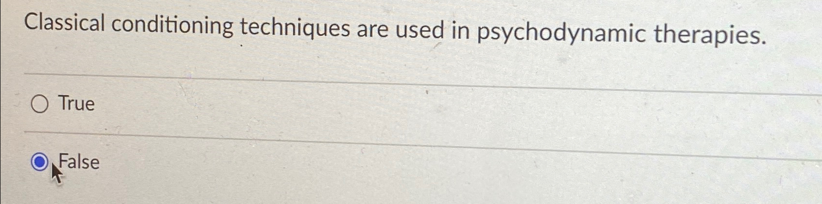 Solved Classical conditioning techniques are used in | Chegg.com
