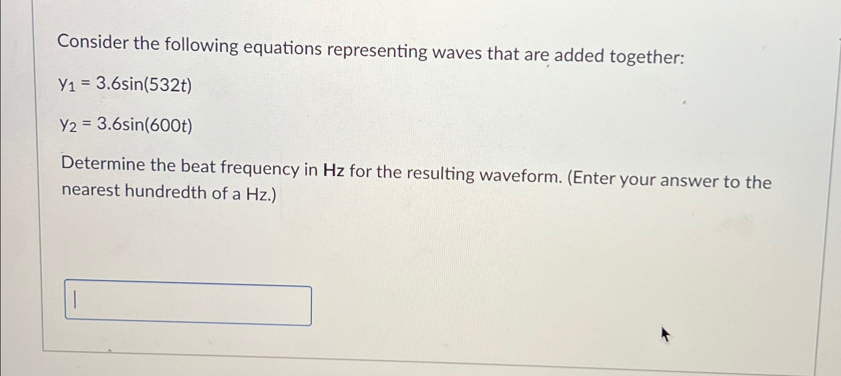 Solved Consider the following equations representing waves | Chegg.com