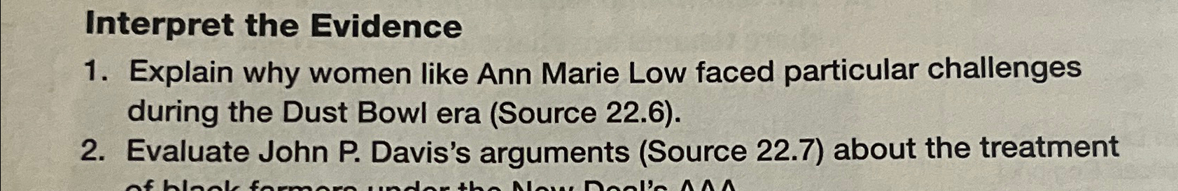 Solved Explain why women like Ann Marie Low faced particular | Chegg.com