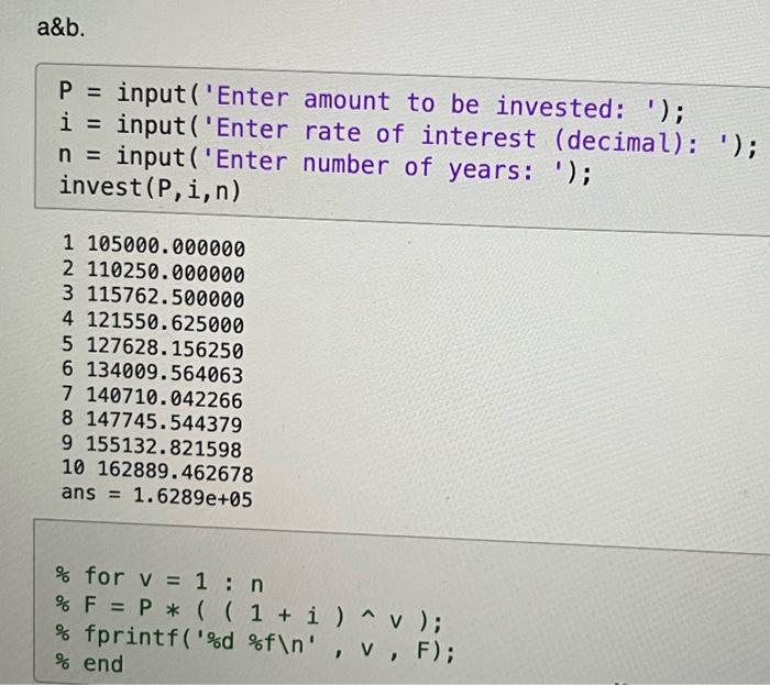 Solved i have a working code but don't understand the | Chegg.com