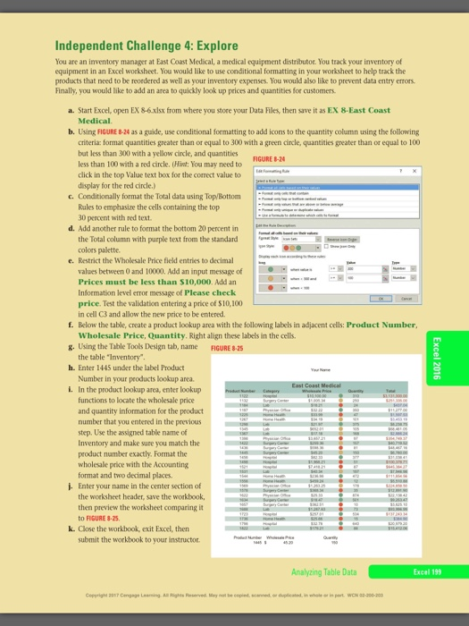 Solved Independent Challenge 4: Explore You are an inventory | Chegg.com