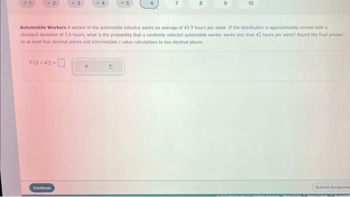 Solved Automobile Workers A worker in the automobile | Chegg.com