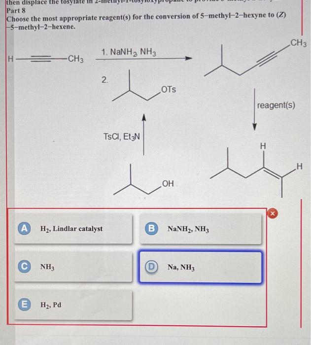 Solved Design a synthesis of (Z)-5-methyl-2-hexene from | Chegg.com