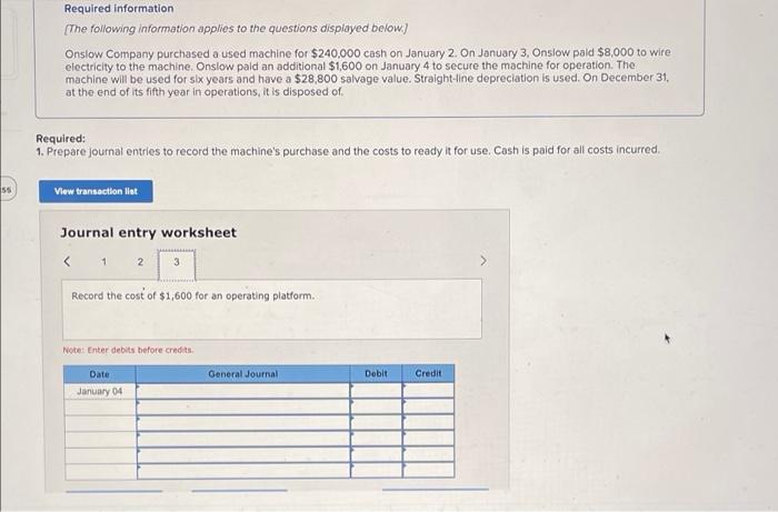 Solved Help Save & Exit Su Required information [The | Chegg.com