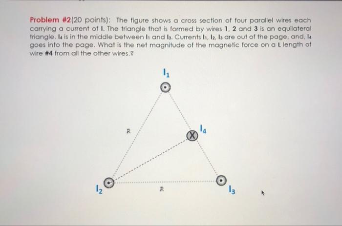 Solved Problem #2(20 points): The figure shows a cross | Chegg.com