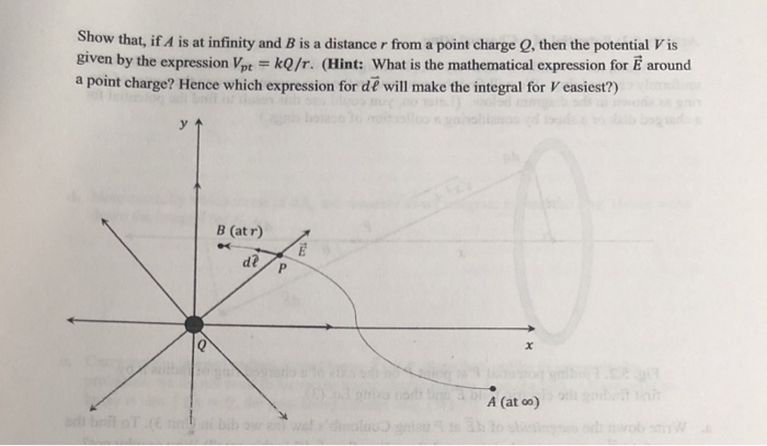 Solved Show that, if A is at infinity and B is a distance r | Chegg.com