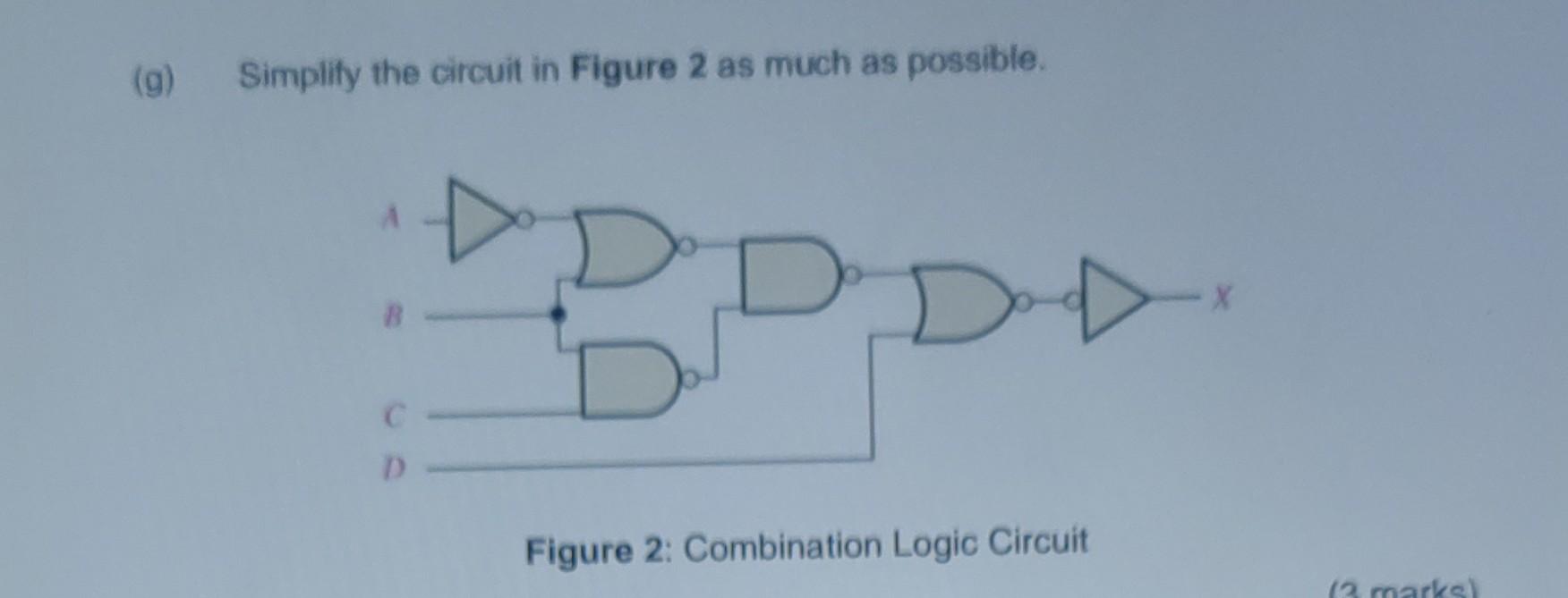 Solved G Simplity The Circuit In Figure 2 As Much As