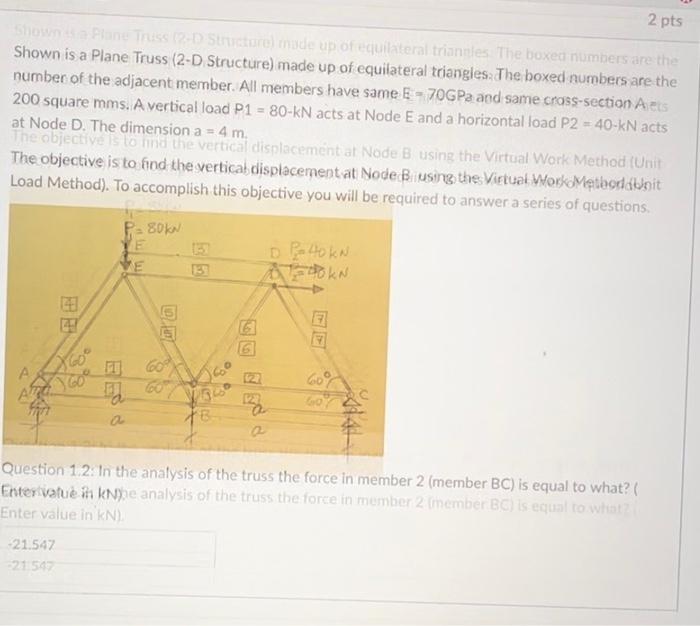 Shown is a Blane Fruss (2 B Structure) made up of | Chegg.com