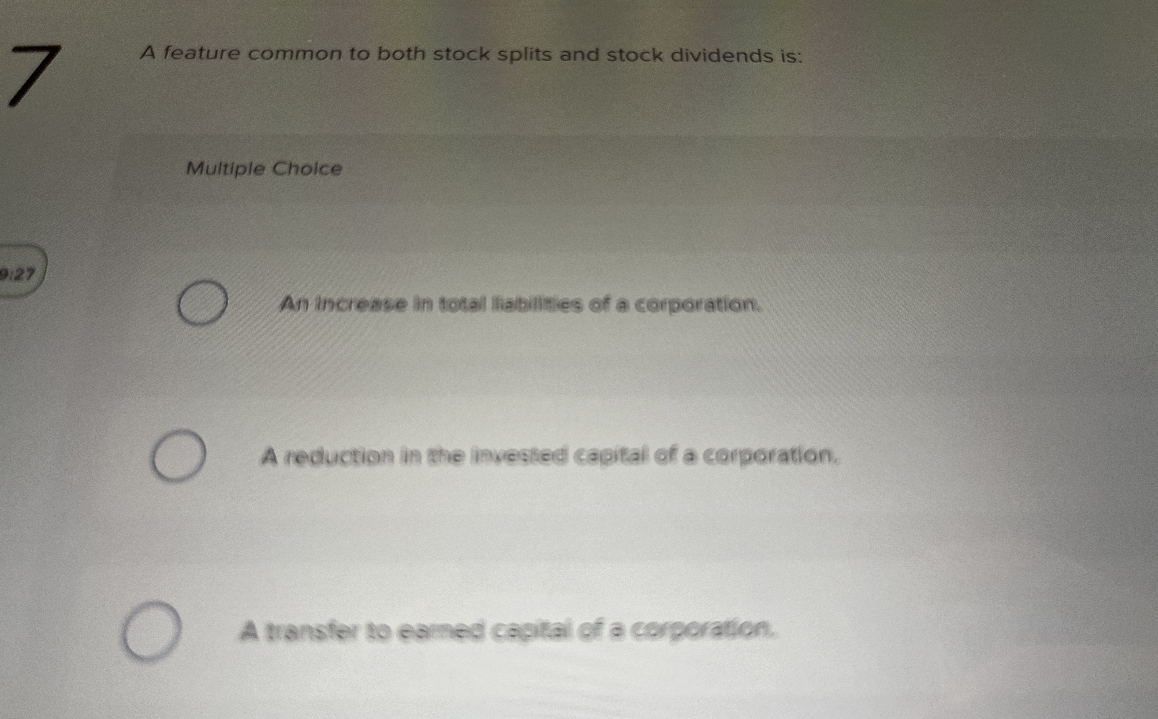 Solved A feature common to both stock splits and stock | Chegg.com
