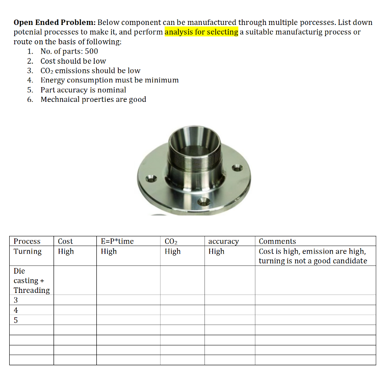 Solved Open Ended Problem: Below component can be | Chegg.com